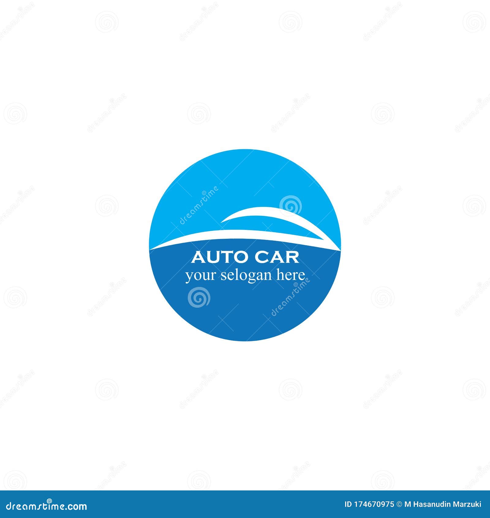 Auto coche logo ilustración del vector. Ilustración de velocidad ...