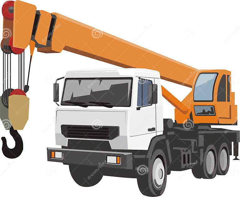 Auto crane stock vector. Illustration of auto, motor - 13378260