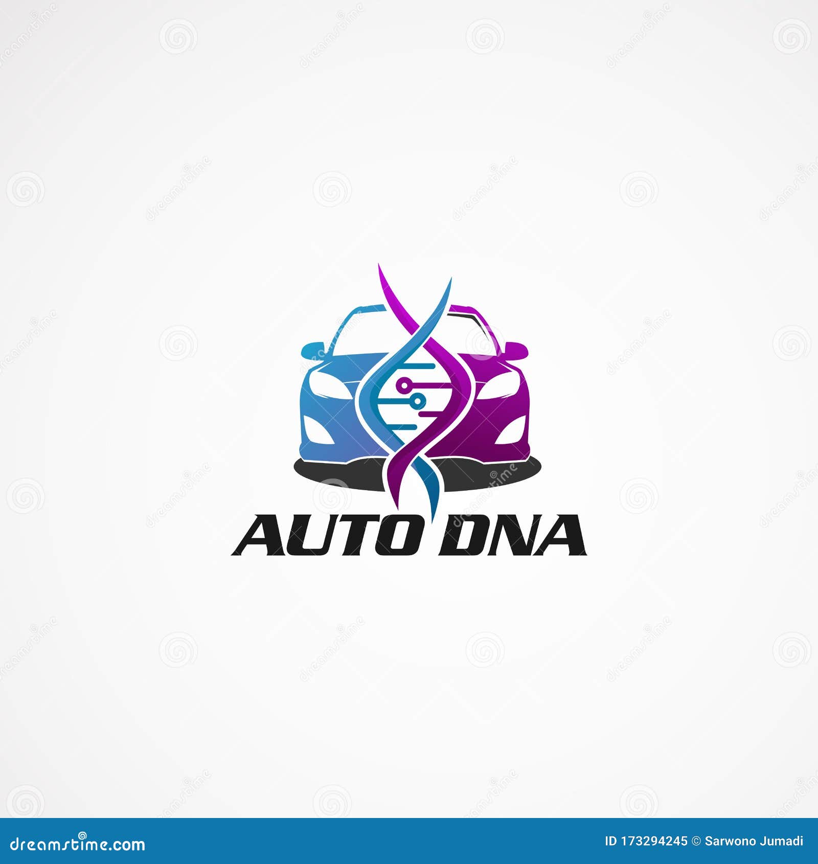Auto DNA Logo Vector, Icon, Element, and Template for Company Stock ...