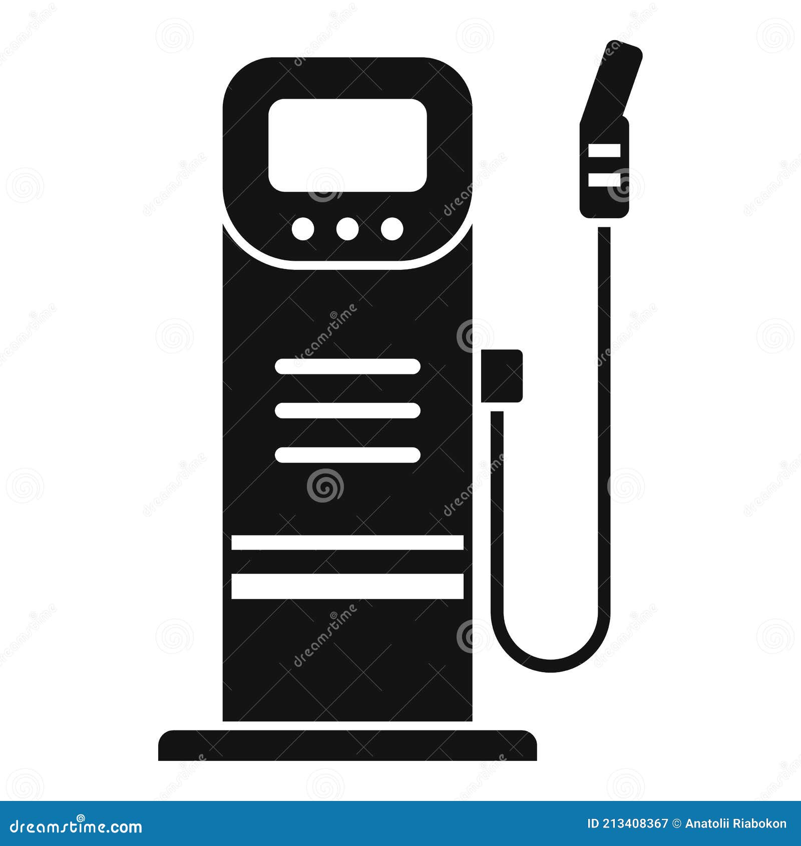 Auto Energy Station Icon, Simple Style Stock Vector - Illustration of ...