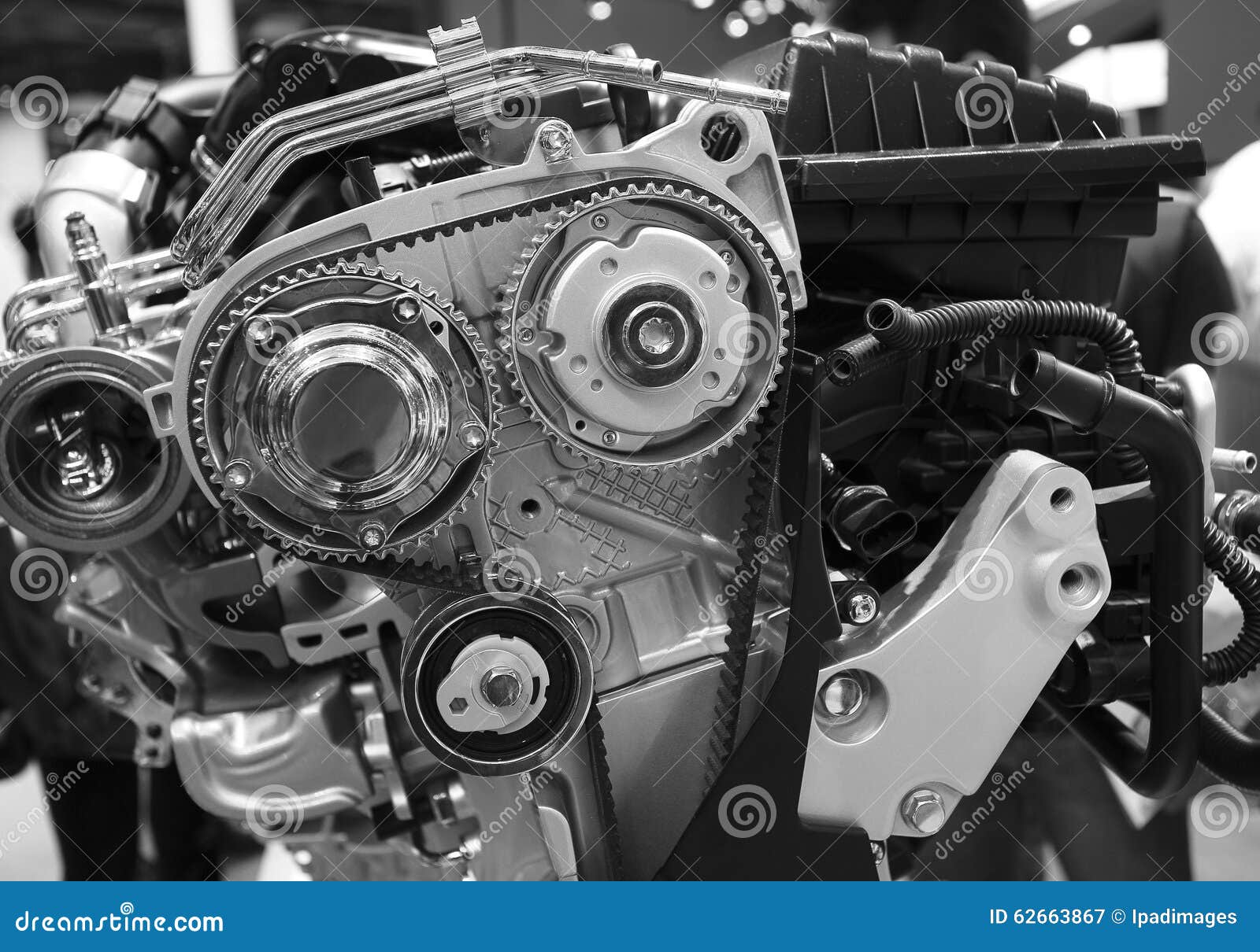Auto engine of closeup stock image. Image of bearing - 62663867