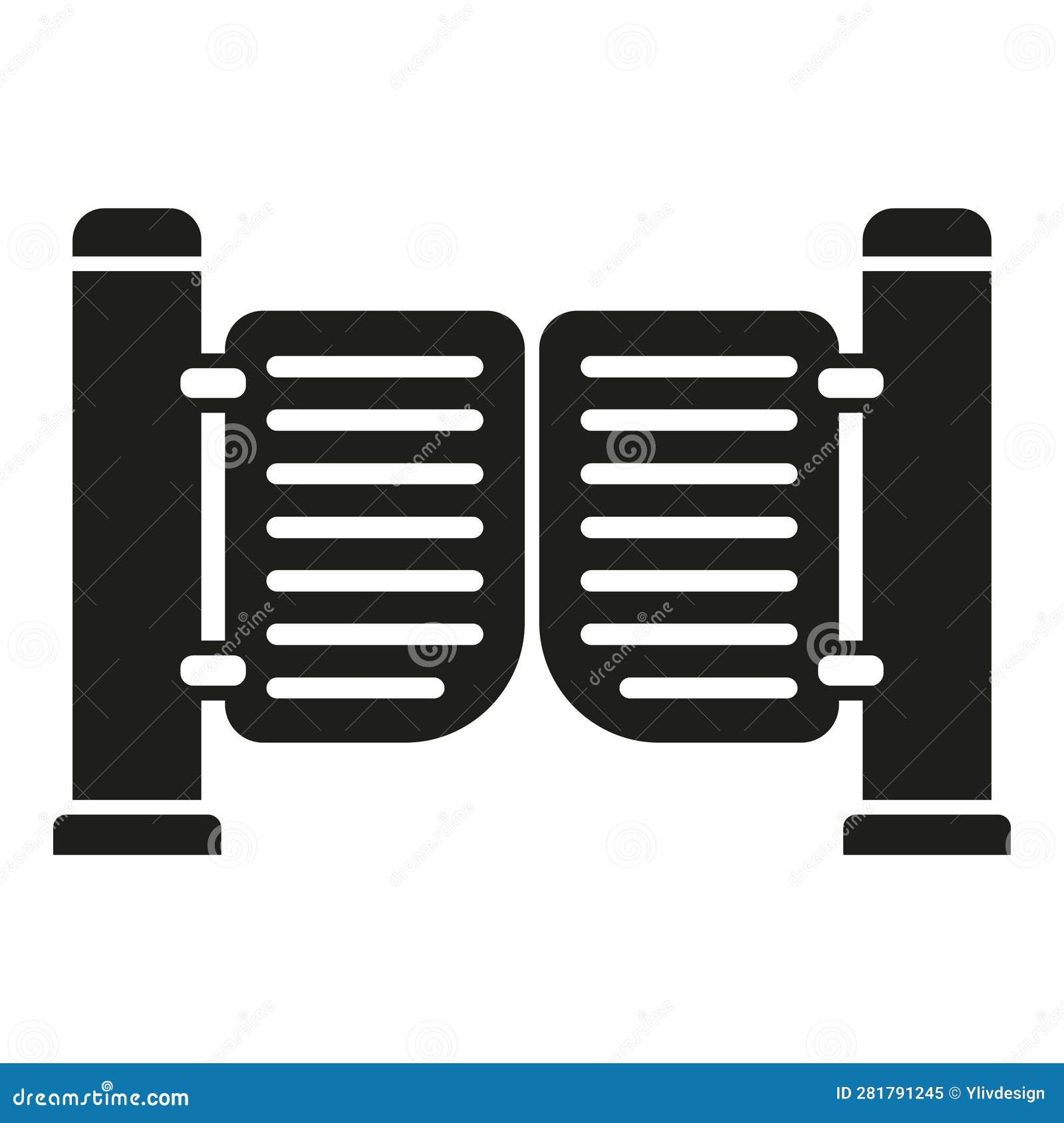 Auto Gates Icon Simple Vector. Automatic Security Stock Vector ...