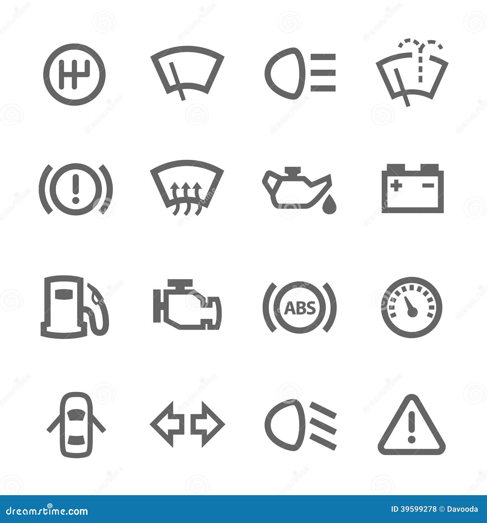 Auto icons stock vector. Illustration of drop, simple - 39599278