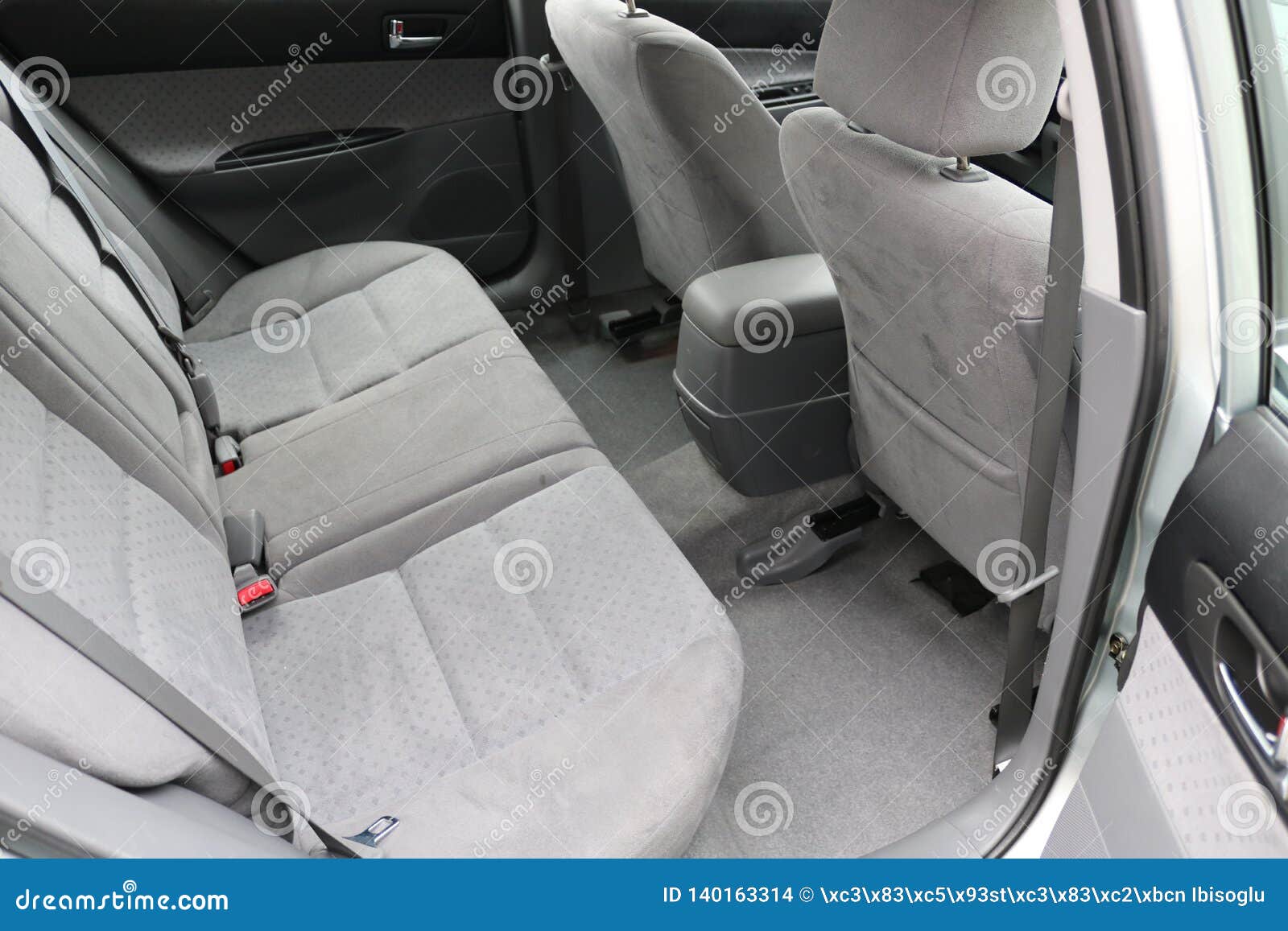 Rear Seats of a Car Interior. Stock Photo - Image of interior, seats ...
