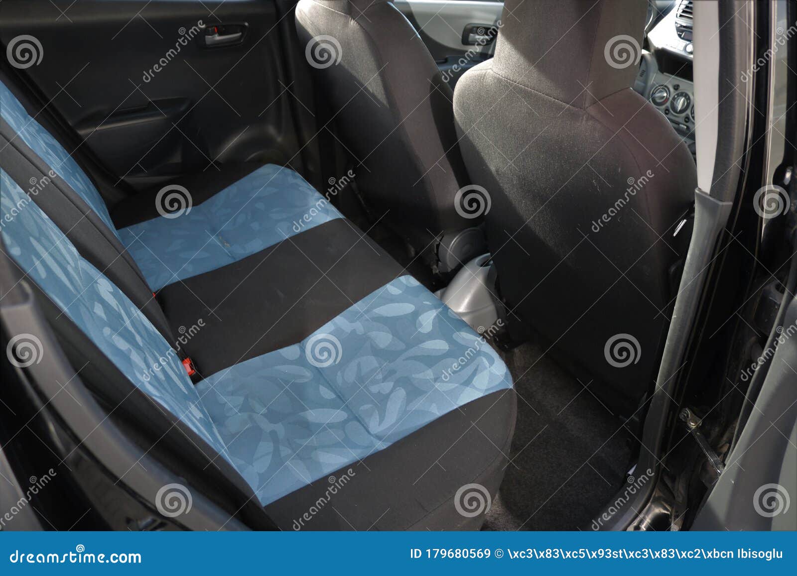 Auto Interior with Back Seats. Stock Image - Image of automobile ...