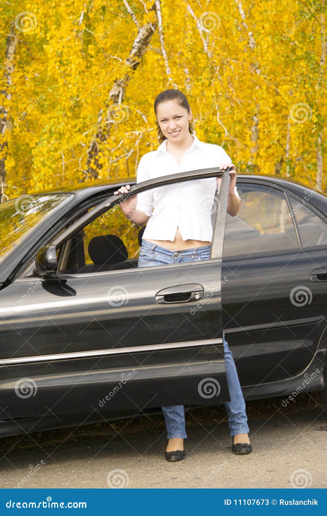 Auto lady stock image. Image of motorcar, driving, vehicle - 11107673