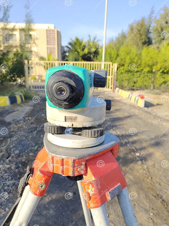 Auto Level Machine for Survey Civil Work Editorial Photo - Image of ...