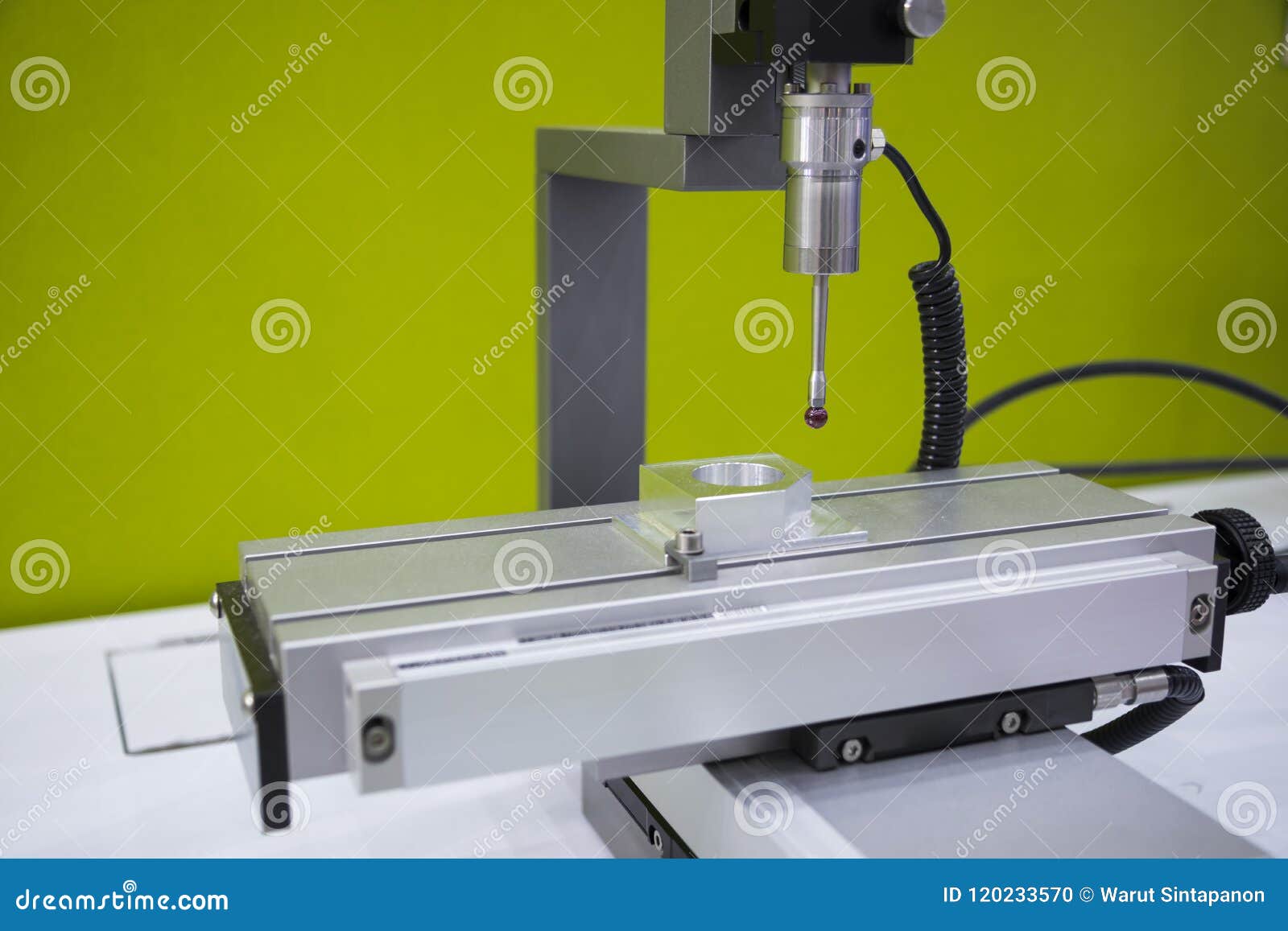 Auto Measuring Machine , CMM Stock Photo - Image of device, inspect ...