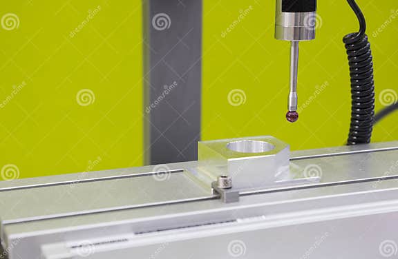 Auto Measuring Machine , CMM Stock Image - Image of steel, verify ...