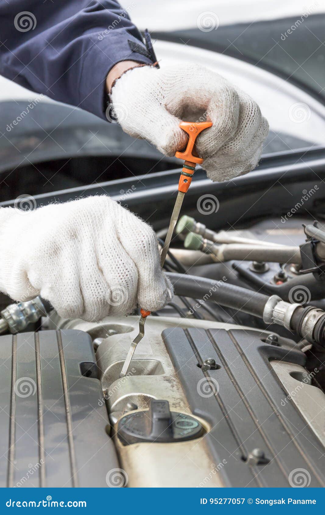 Auto Mechanic Check Engine Car Stock Image - Image of check, spanner ...