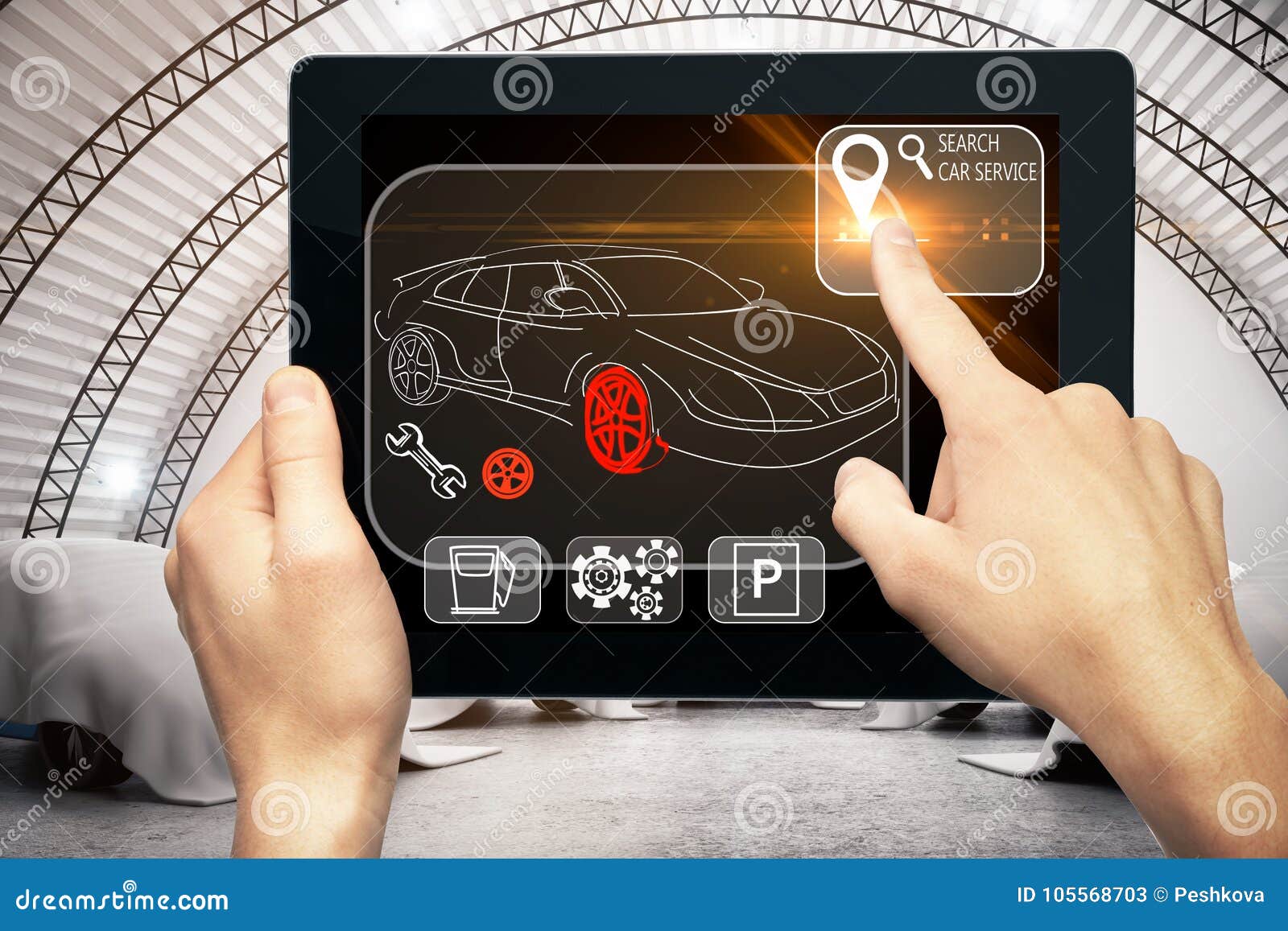 Auto Mechanic and Innovation Concept Stock Image - Image of background ...