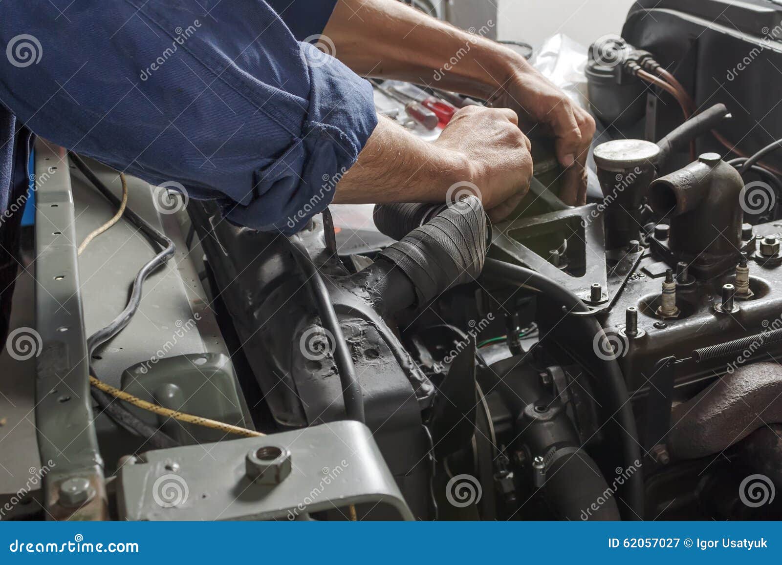 Auto mechanic stock image. Image of equipment, engine - 62057027