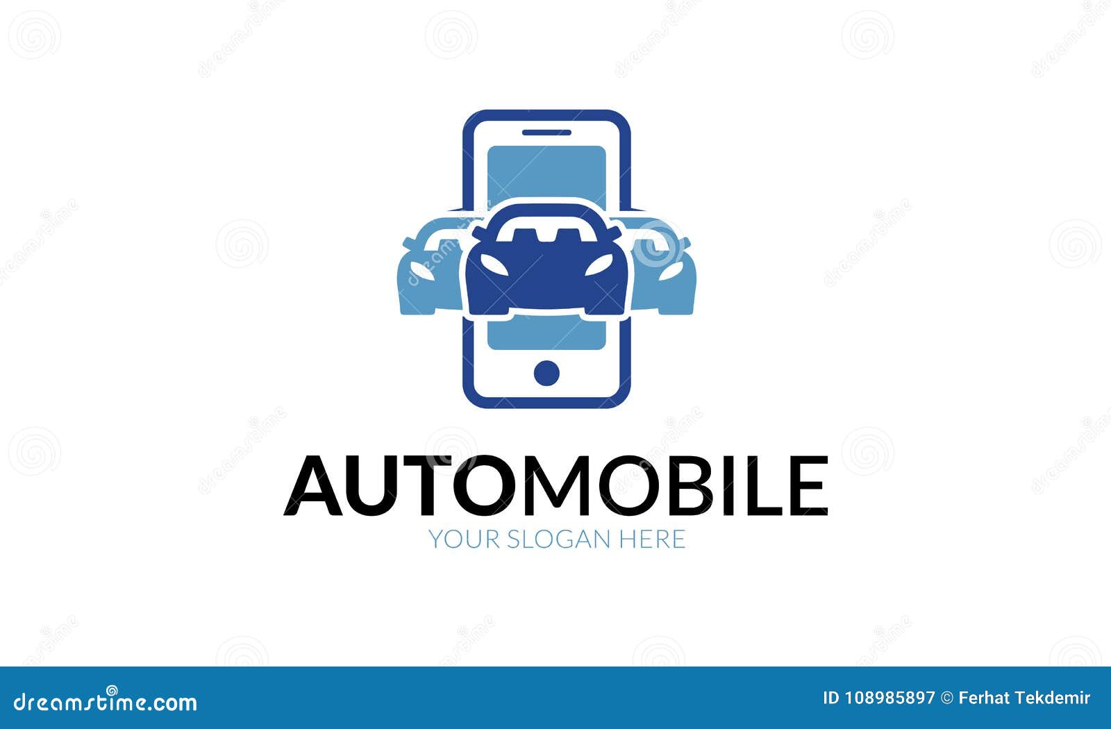 Auto Mobile Logo Template stock vector. Illustration of trade - 108985897
