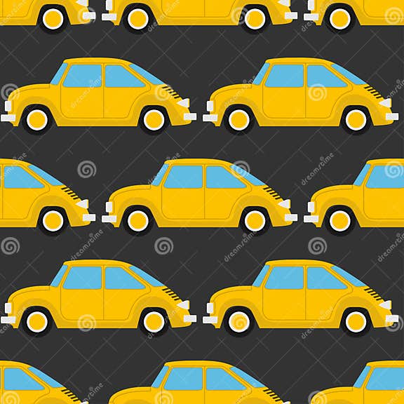 Auto-Muster vektor abbildung. Illustration von kind, nett - 59197655