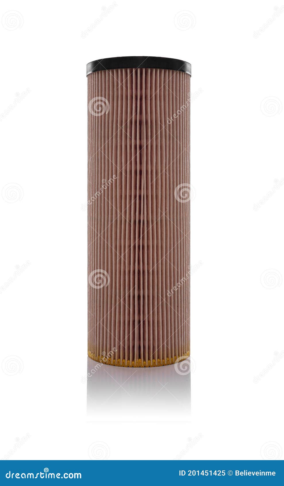 Auto Oil Filter Isolated on White Background Stock Image - Image of ...