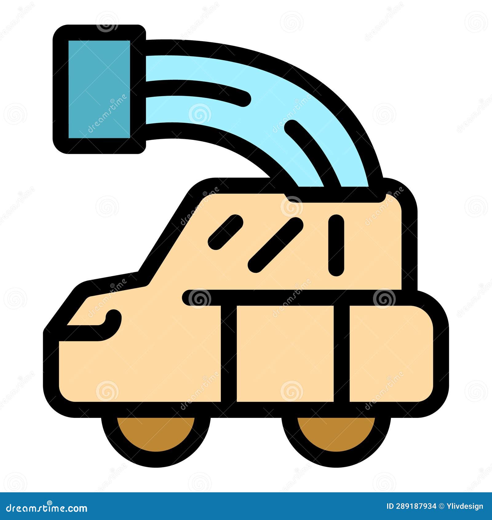 Auto Painter Icon Vector Flat Stock Vector - Illustration of auto ...