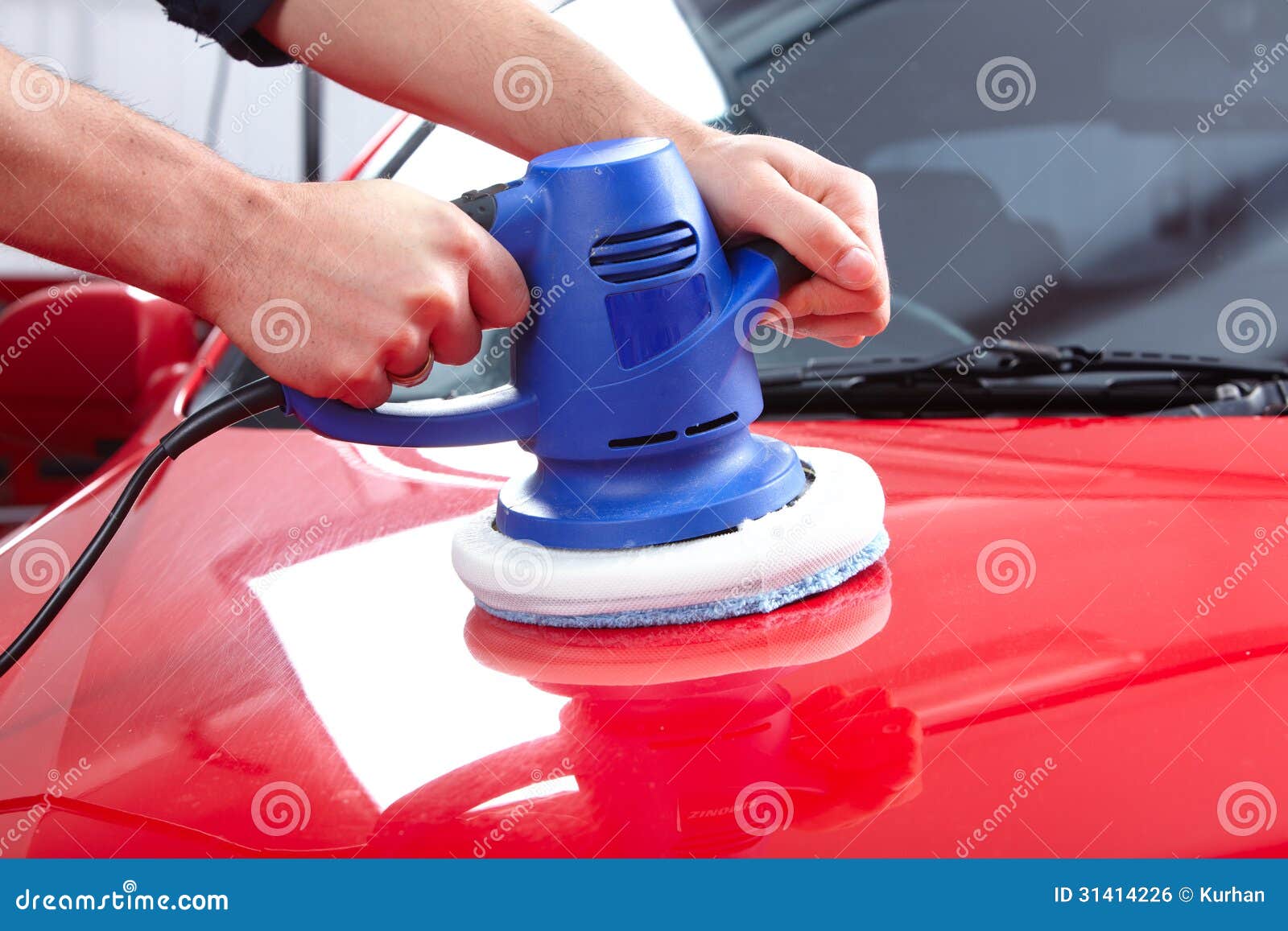 Auto polisher foto de stock. Imagem de mecânico, loja - 31414226
