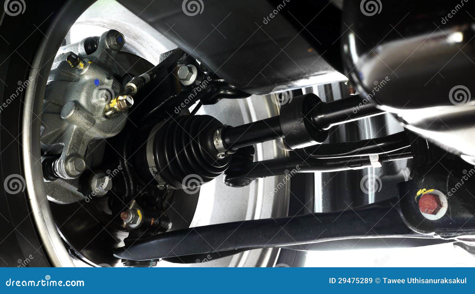 Auto-Radachse stockbild. Bild von zubehör, teile, spindel - 29475289