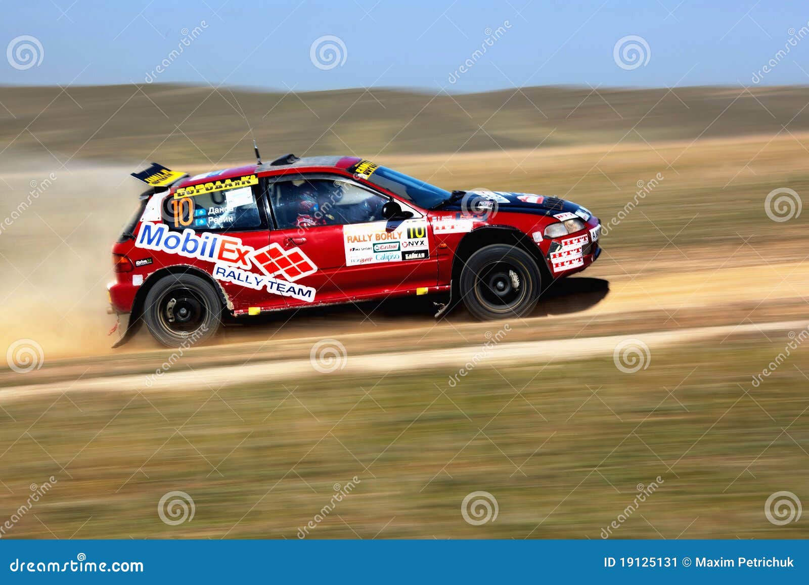 Auto Rally in Spring Desert Editorial Photo - Image of desert, slide ...