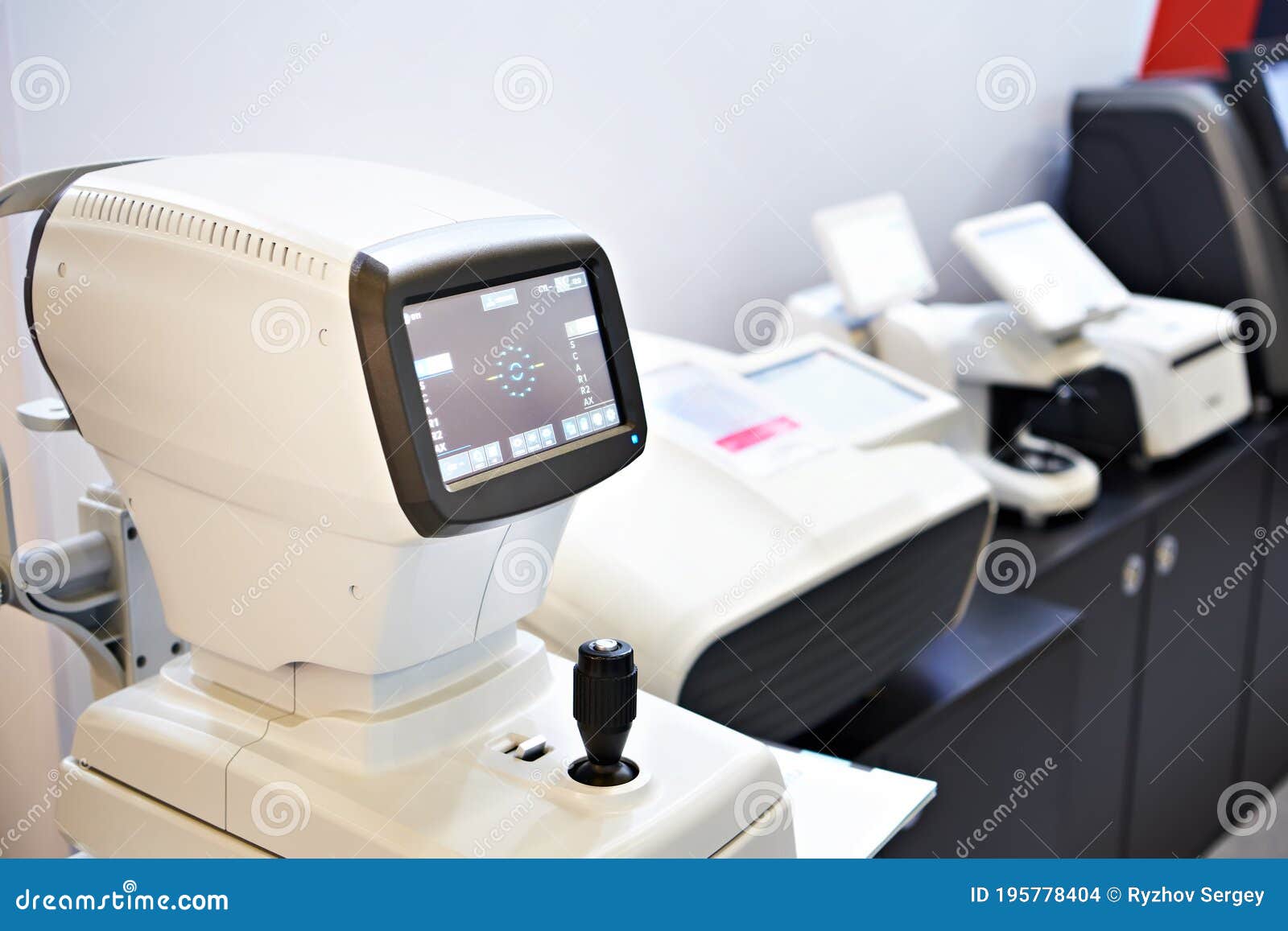 Auto Ref-Keratometer stock photo. Image of optical, oculist - 195778404