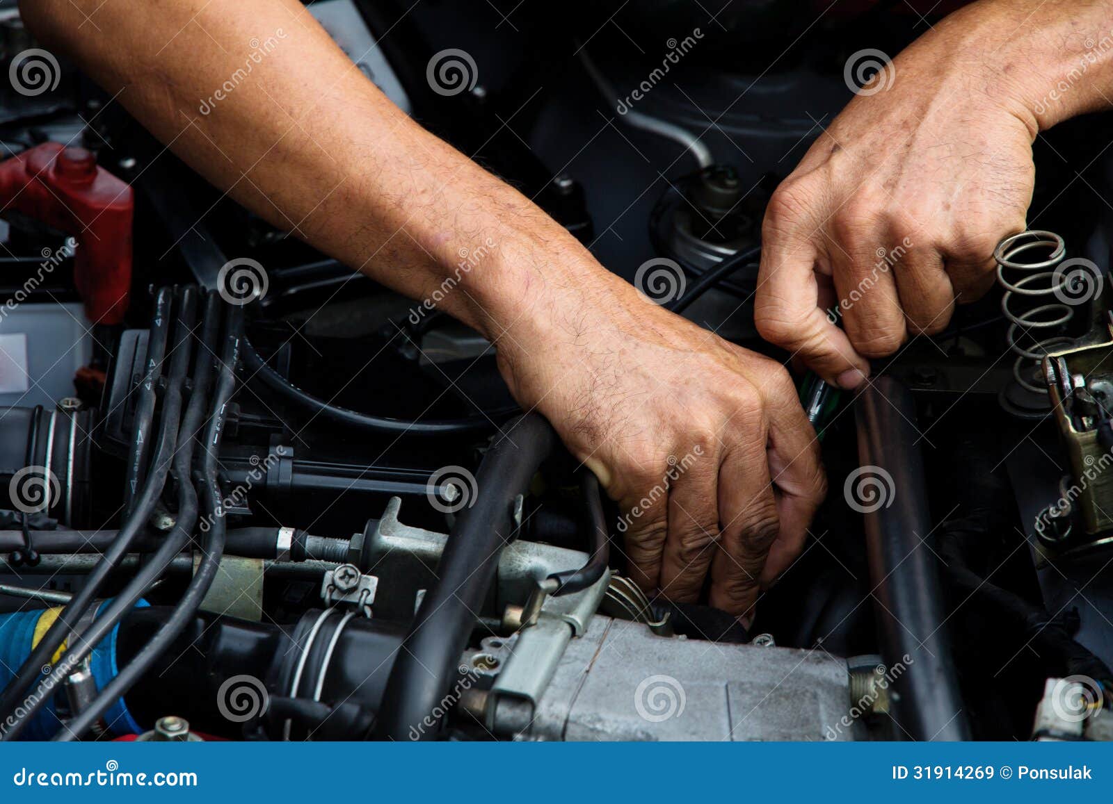 Auto repair concept stock image. Image of checking, tool - 31914269