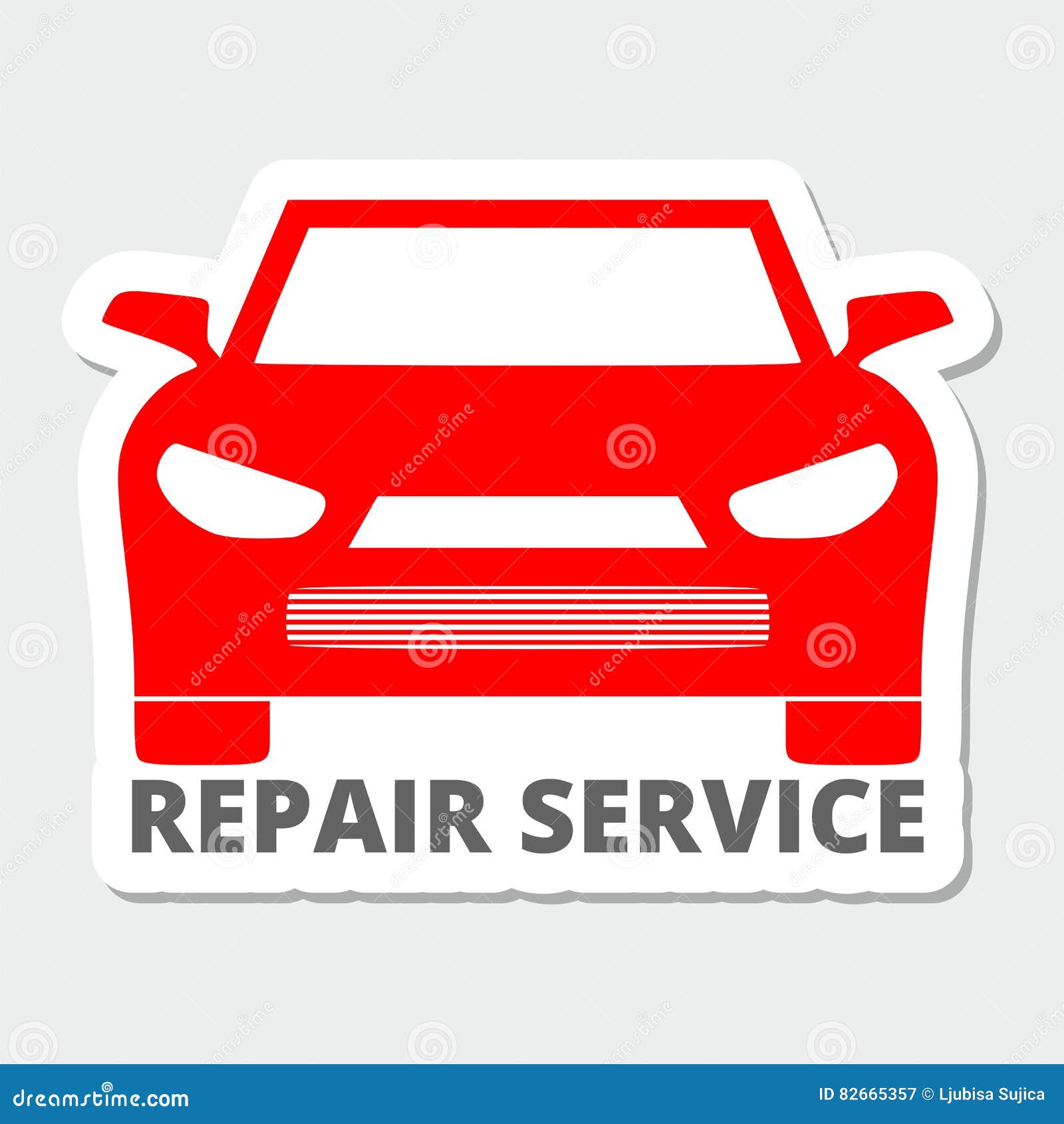 Auto repair design stock vector. Illustration of mechanic - 82665357