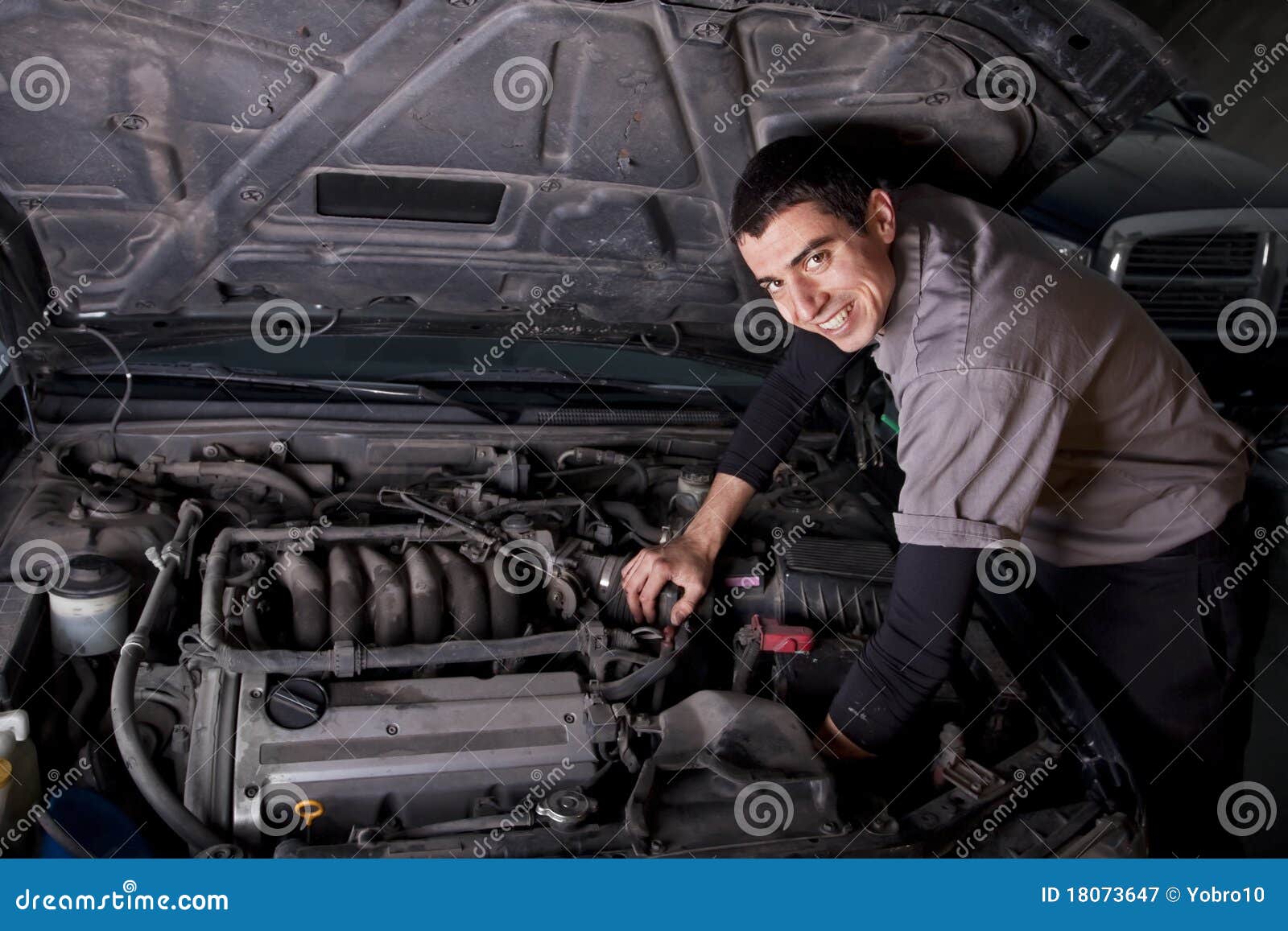 Auto Repair Mechanic stock image. Image of care, fixing - 18073647