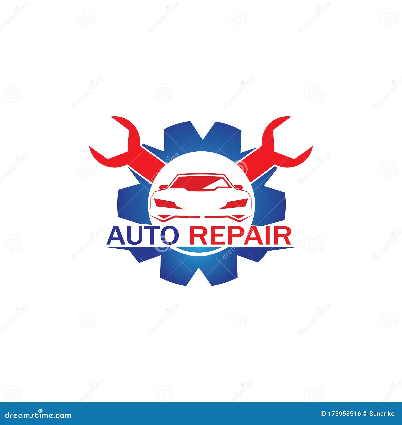 Auto Repairing Logo Vector. Automotive and Transportation Logo Template ...