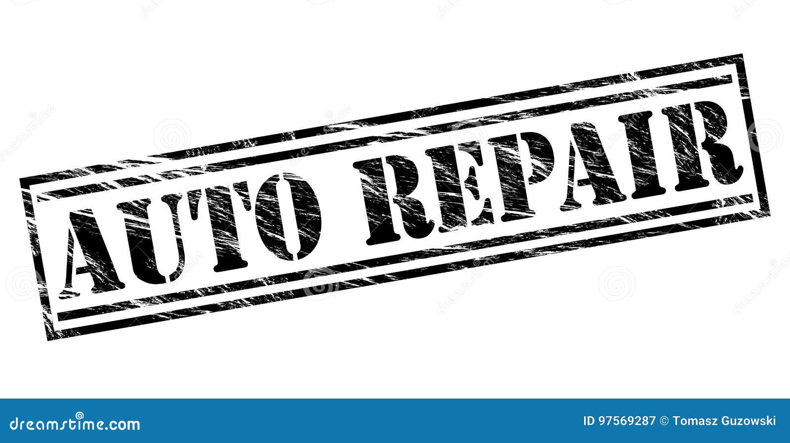 Auto repairs black stamp stock illustration. Illustration of symbol ...
