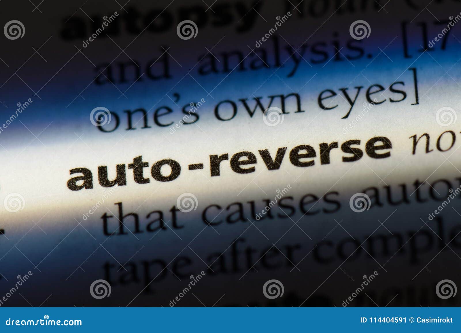 Auto-reverse stock image. Image of isolated, text, concept - 114404591