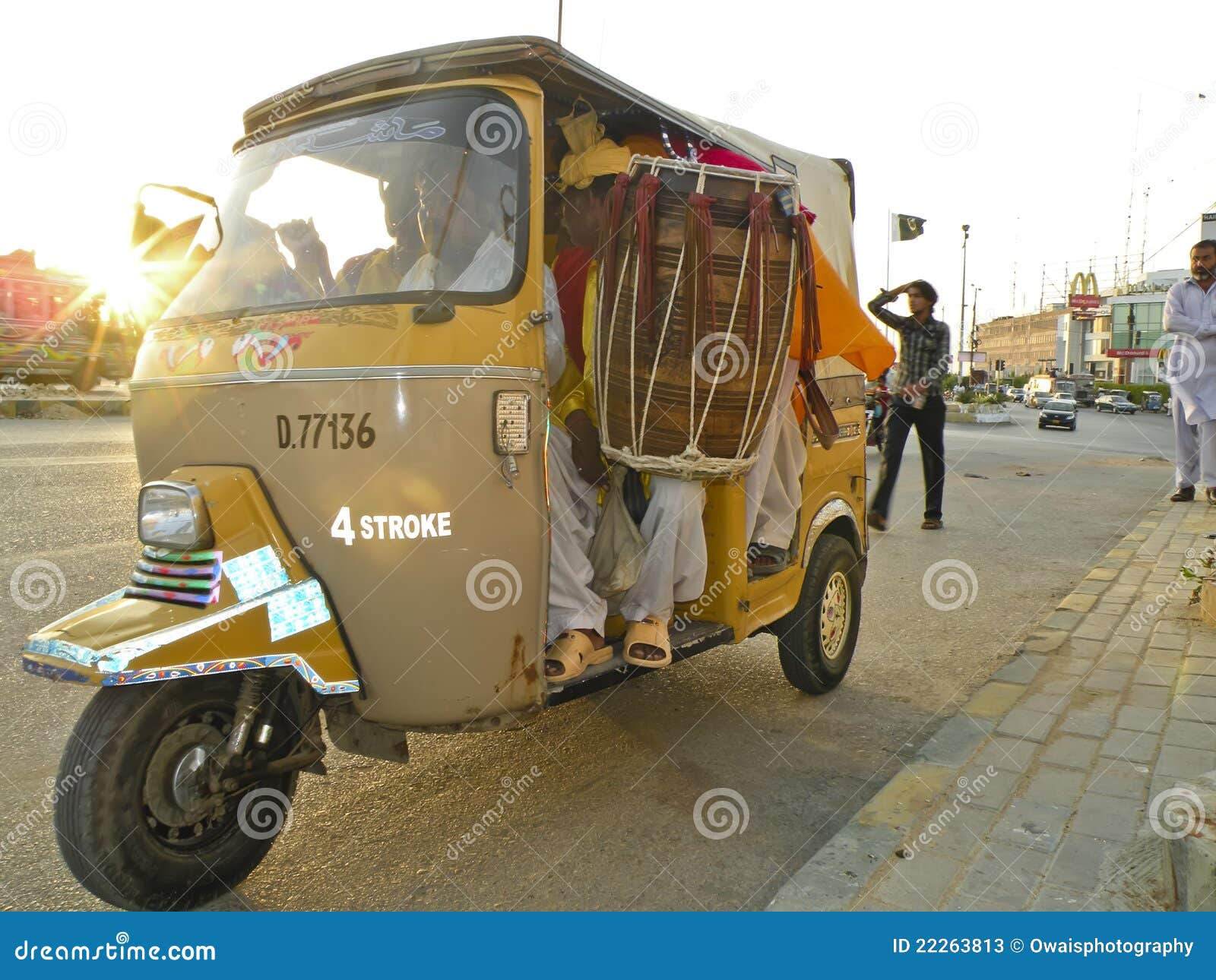 Auto Rickshaw editorial stock photo. Image of passengers - 22263813