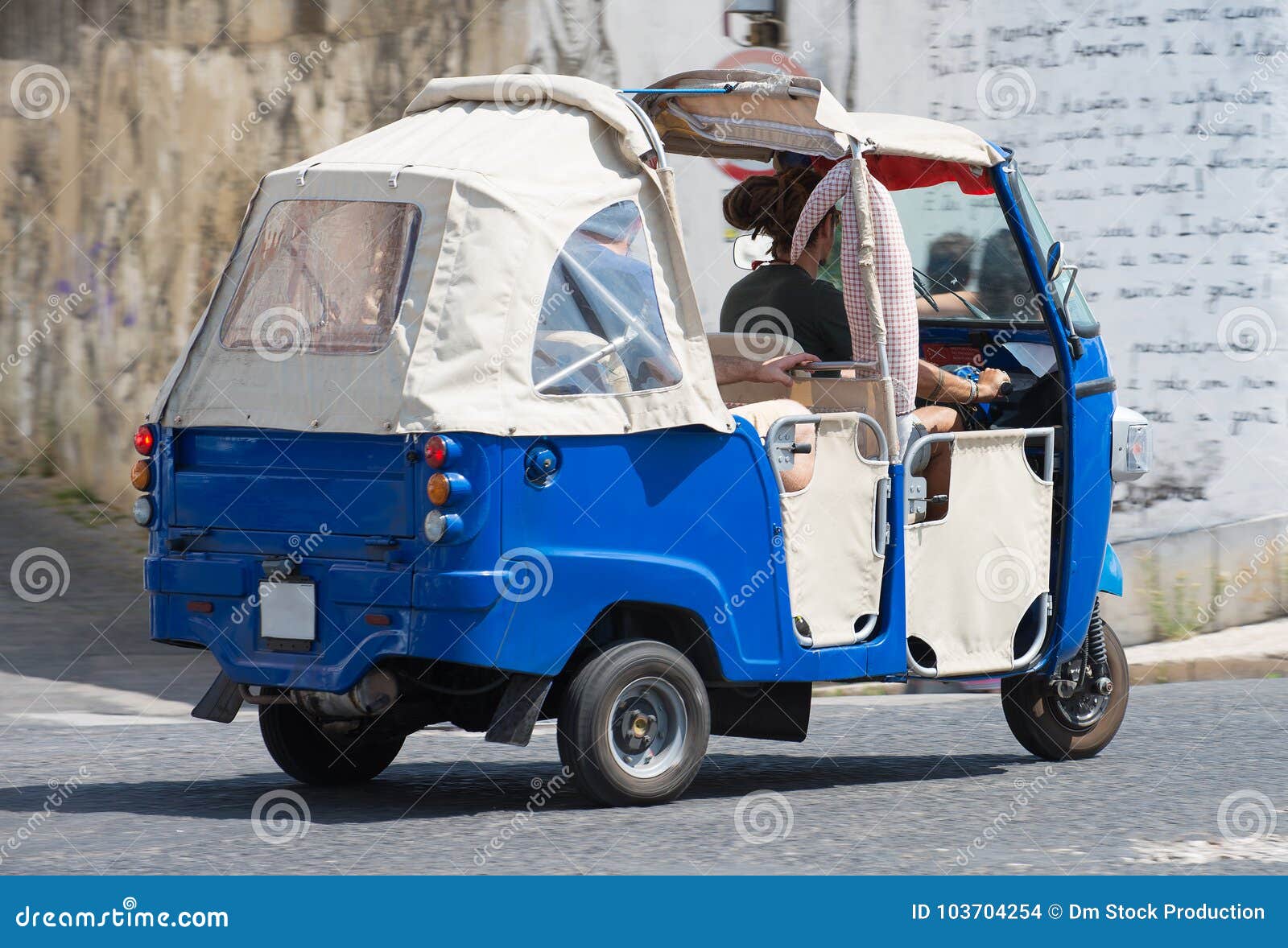 Auto rickshaw. stock photo. Image of auto, asia, drive - 103704254