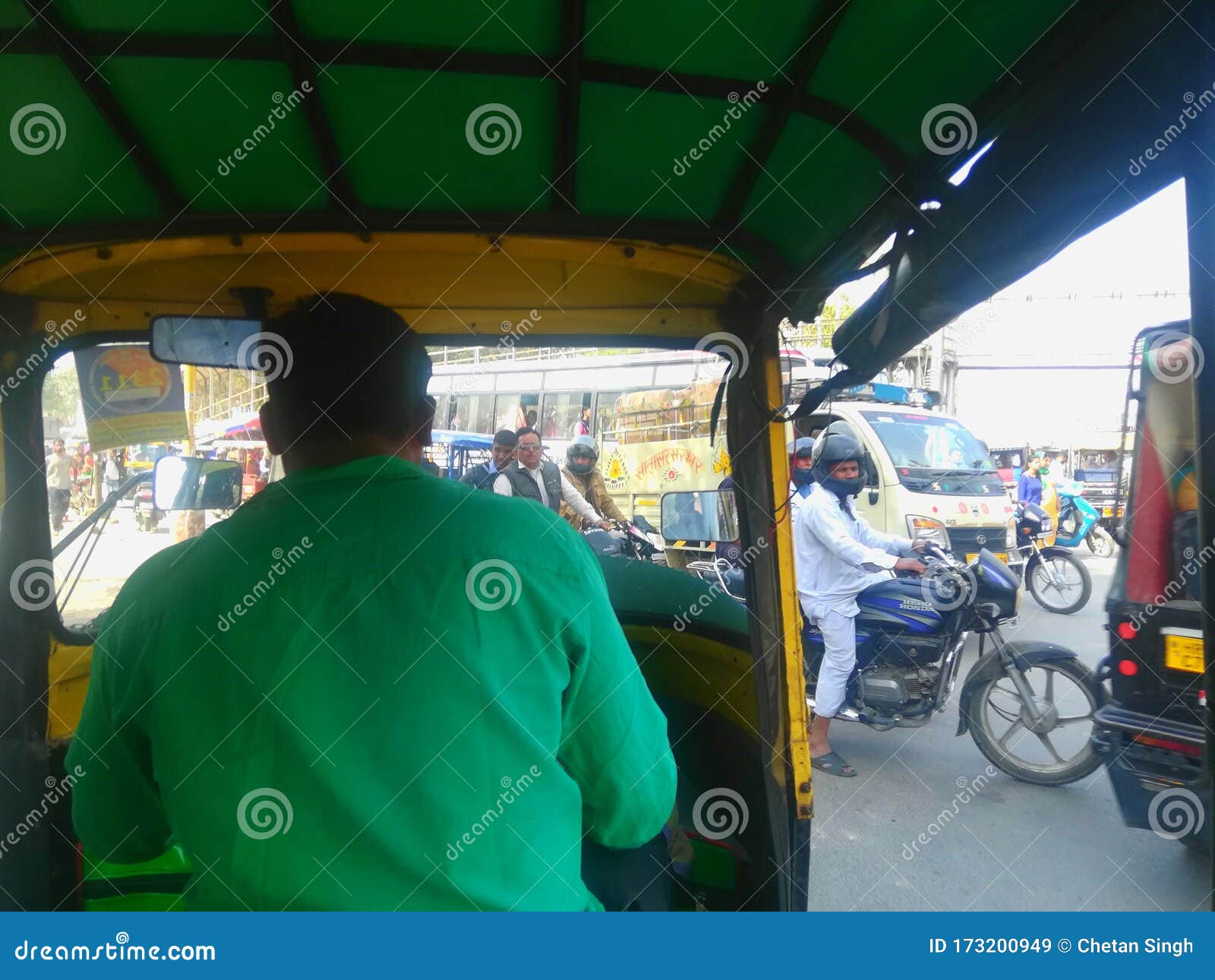 Auto Rickshaw Cab in Hisar City Editorial Stock Image - Image of hisar ...