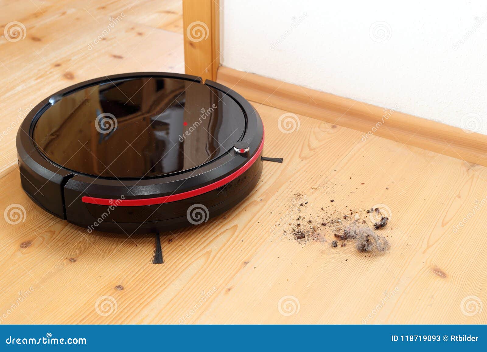 Auto Robotic Cleaner is Working Stock Image - Image of modern, housing ...
