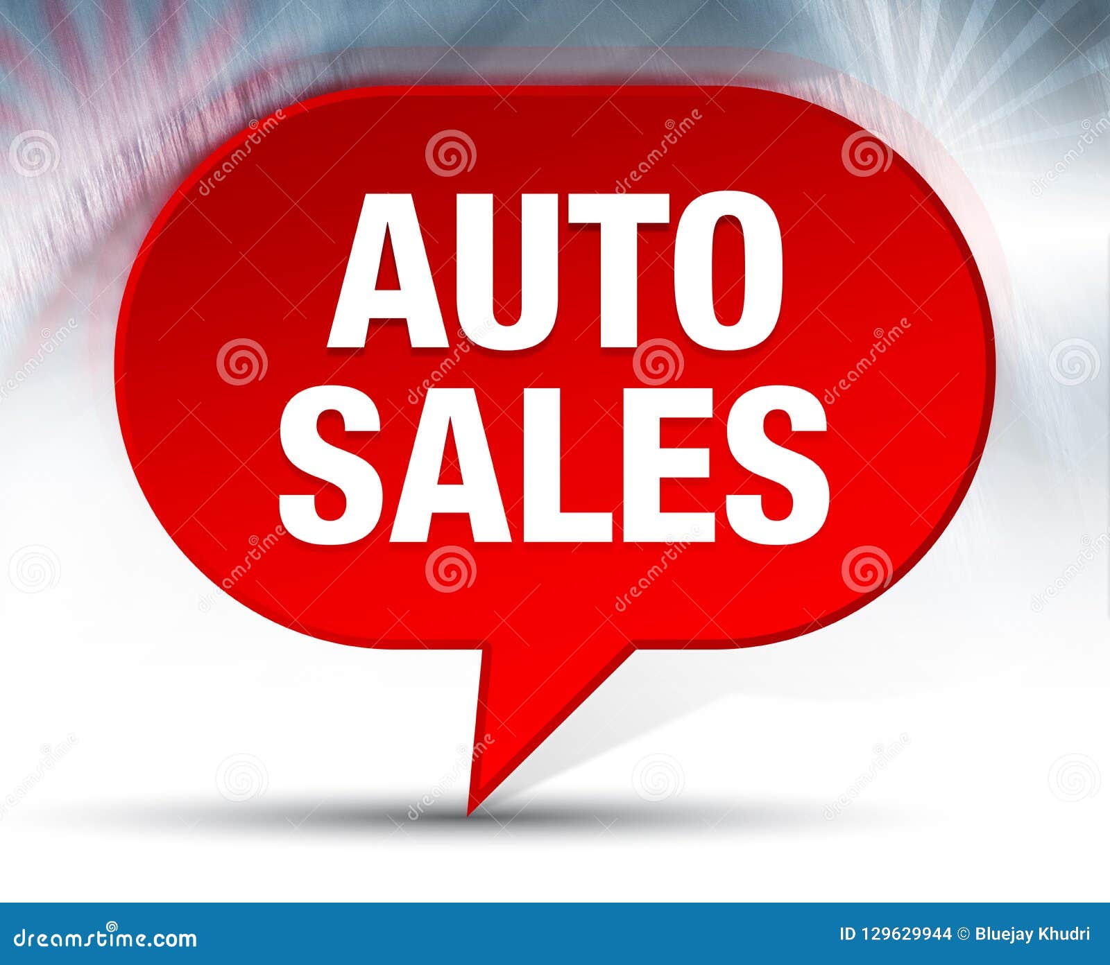 Auto Sales Red Bubble Background Stock Illustration - Illustration of ...