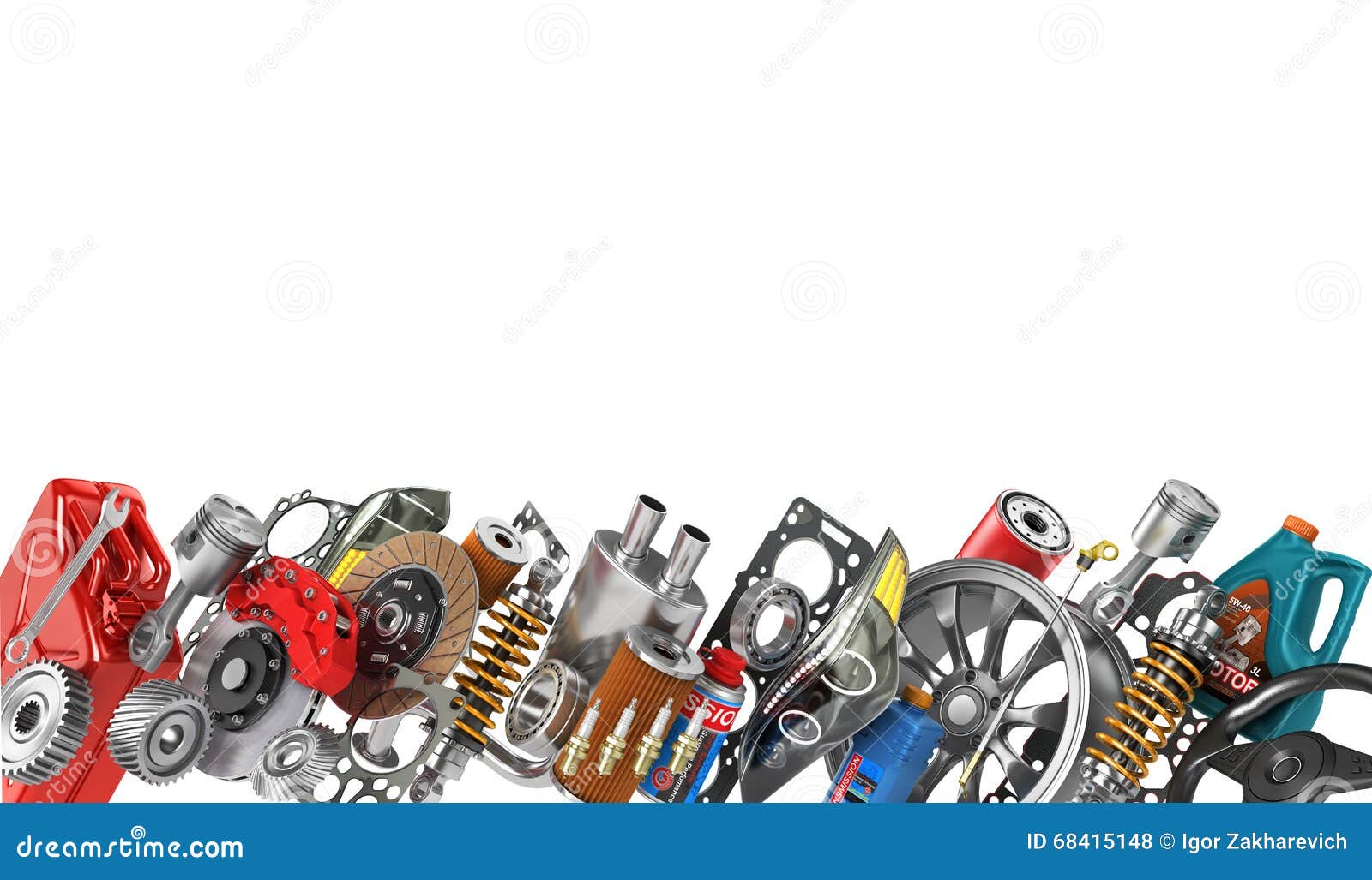 Auto service. stock illustration. Illustration of absorber - 68415148