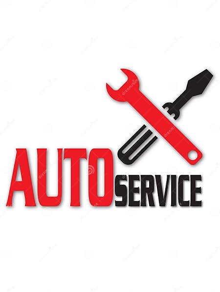 Auto service logo stock vector. Illustration of tools - 15273410