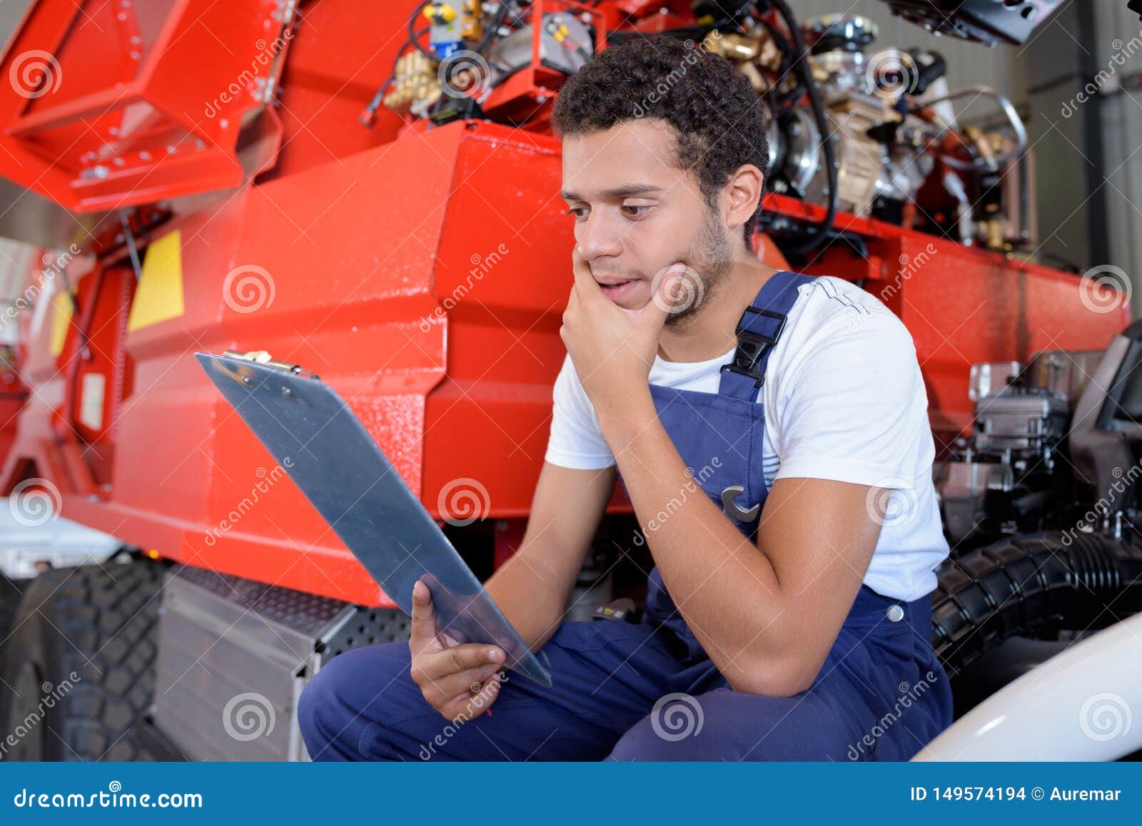 Auto Service Repair Maintenance and People Concept Stock Photo - Image ...