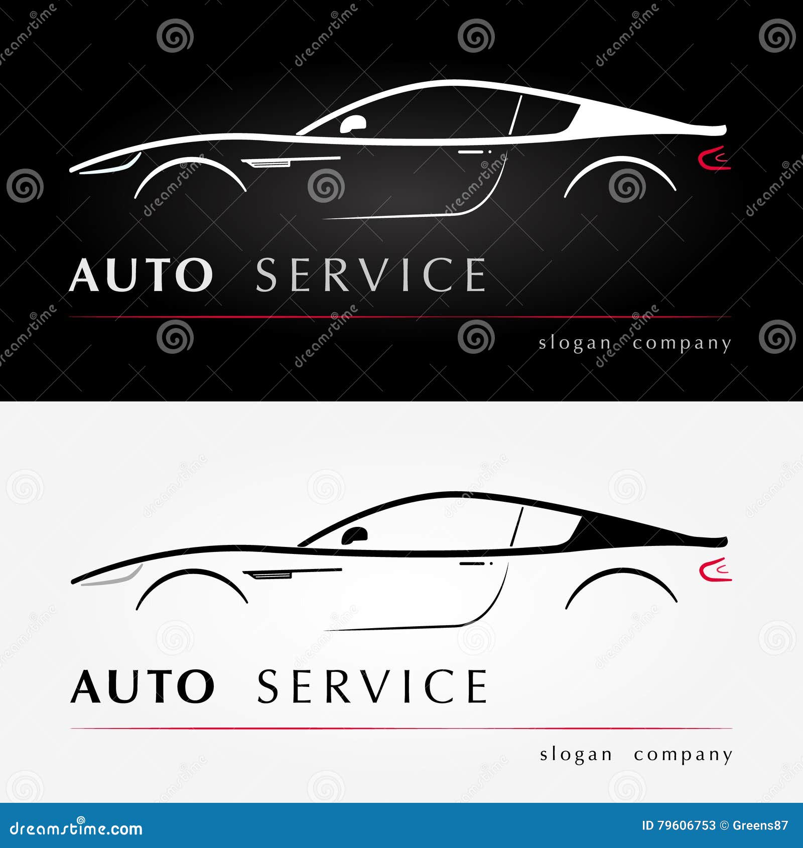 Auto services logo stock vector. Illustration of services - 79606753