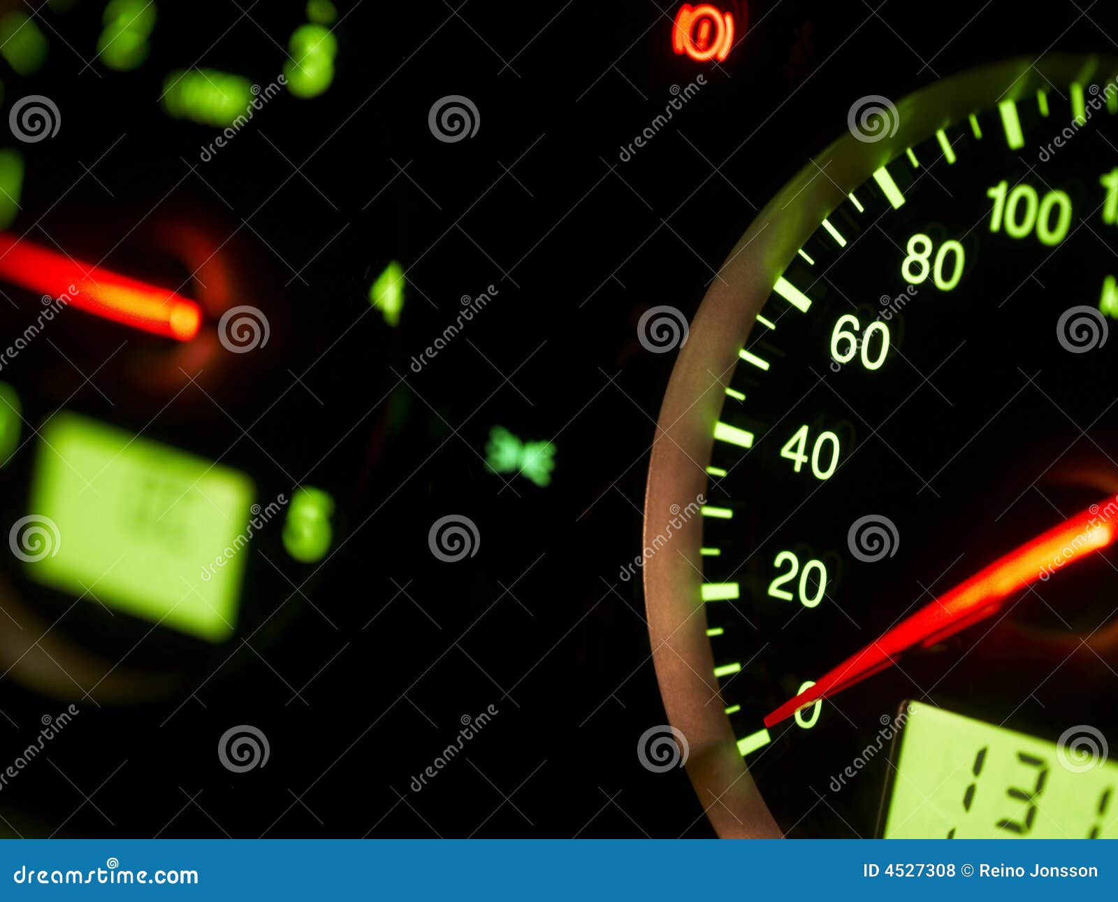 Auto snelheidsmeter stock foto. Image of aangestoken, instrument - 4527308