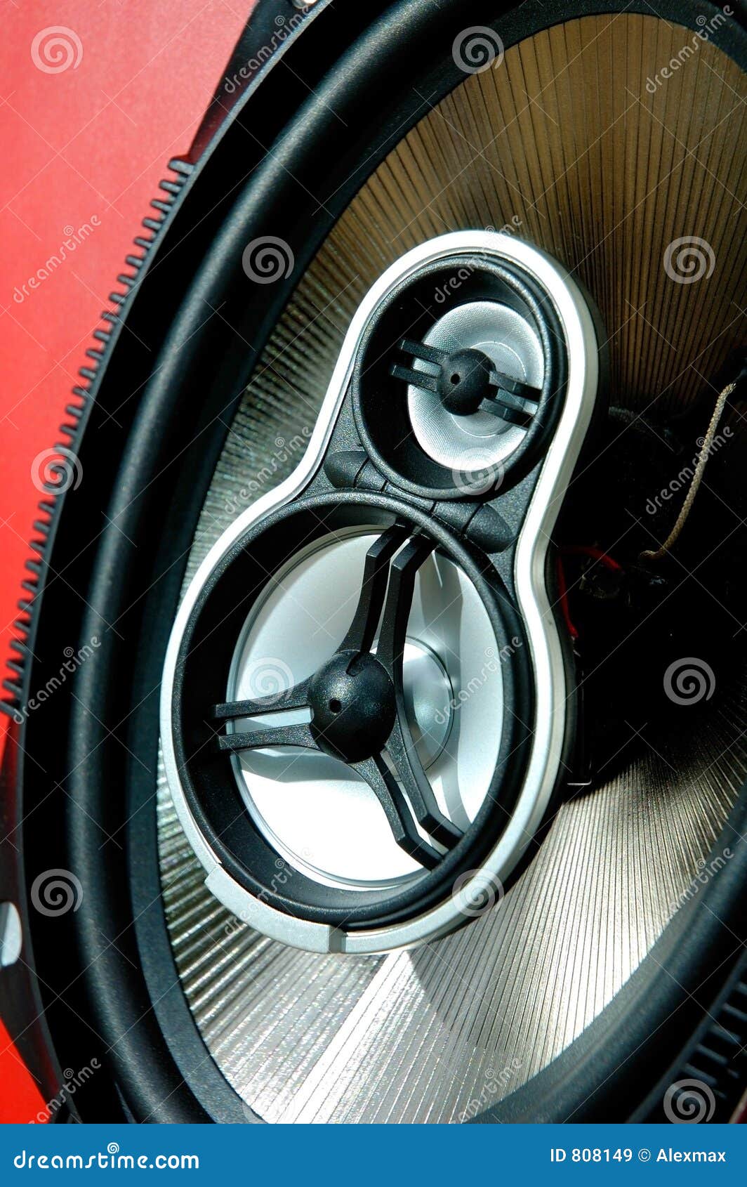 Auto sound loud speaker stock image. Image of audio, automobile - 808149