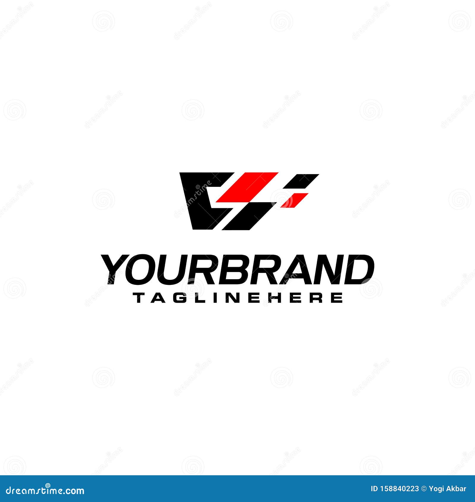 Auto Speed Letter V with Race Element Logo Template Vector Stock Vector ...