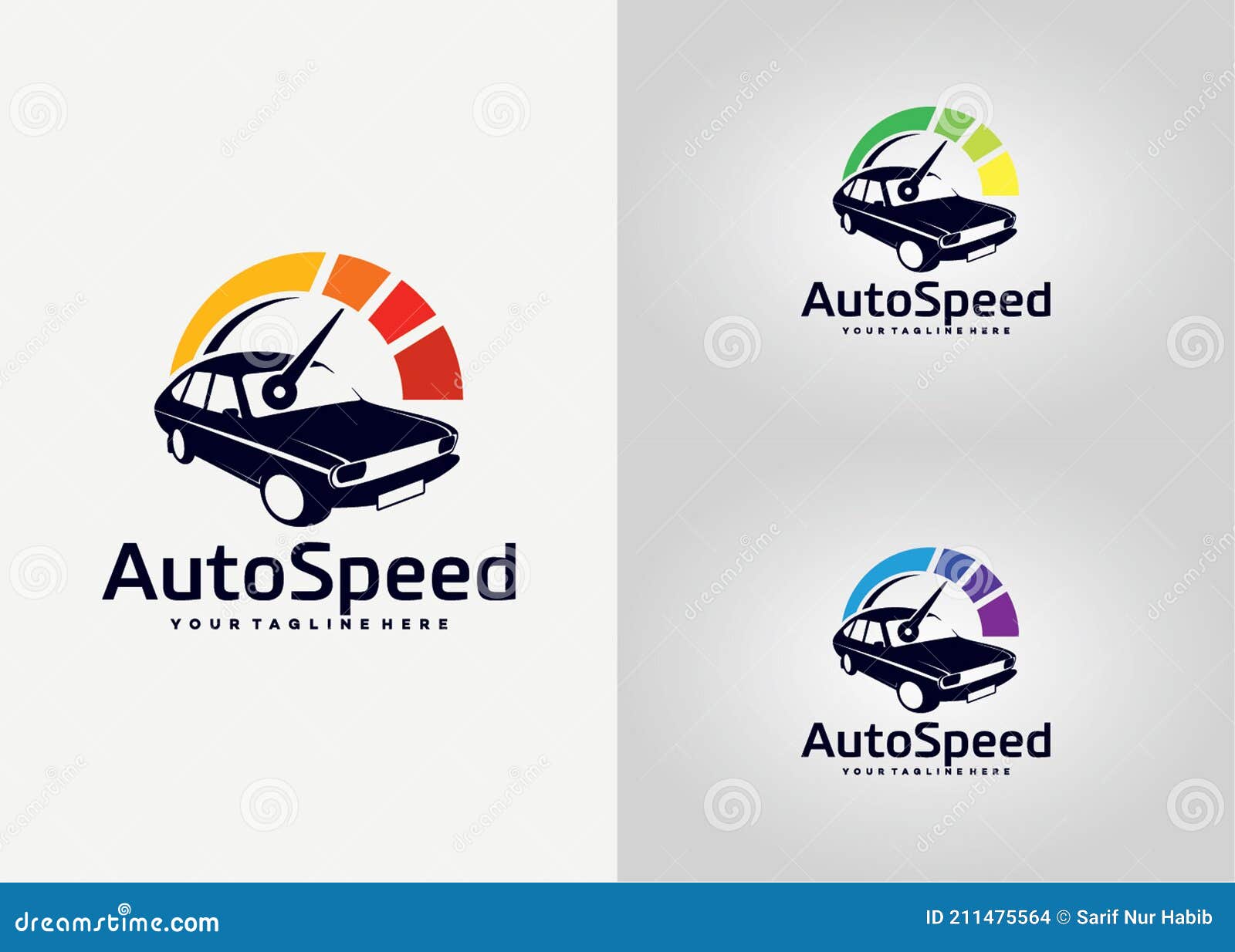 Auto Speed Logo Design Template Stock Vector - Illustration of company ...