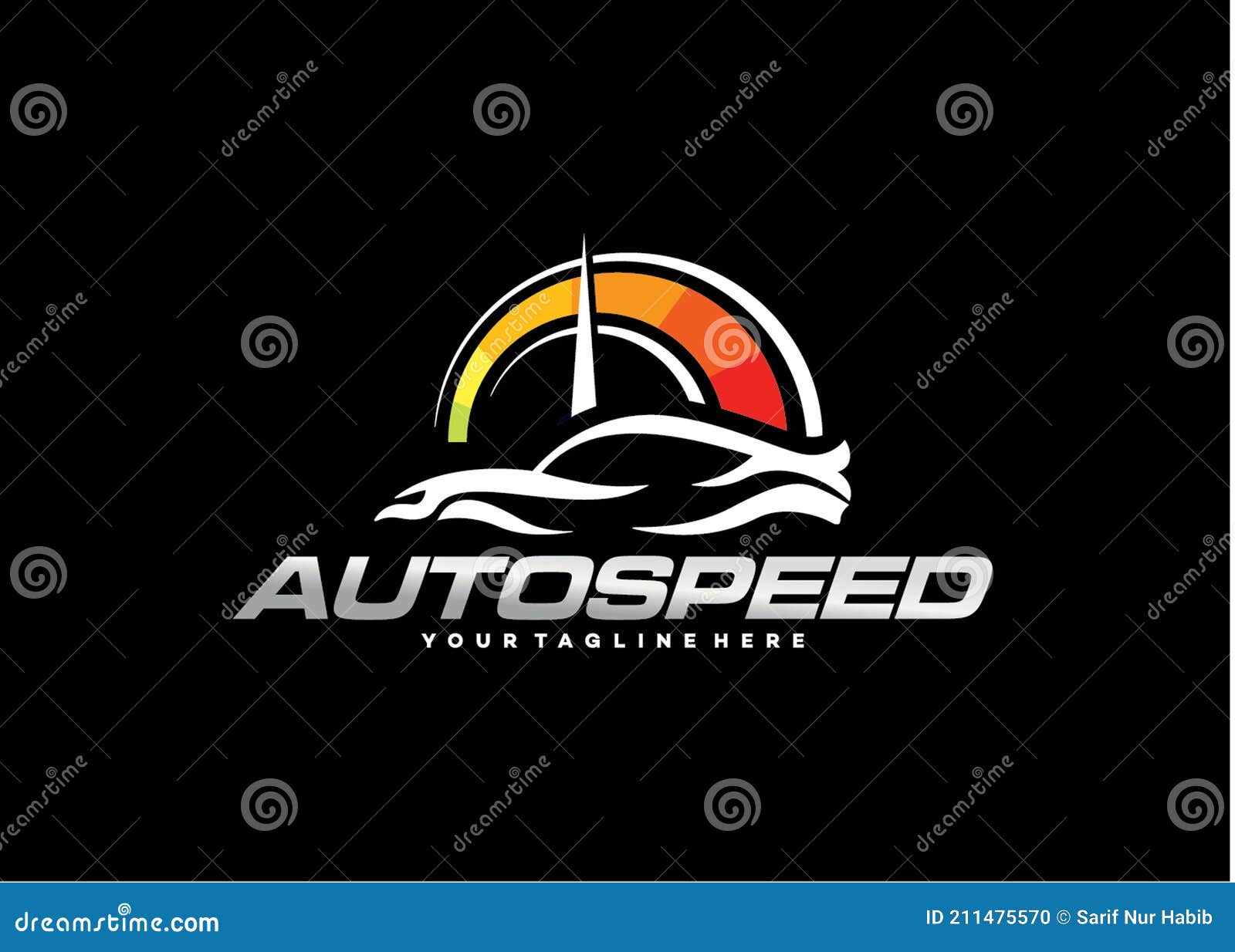Auto Speed Logo Design Template Stock Vector - Illustration of roadster ...