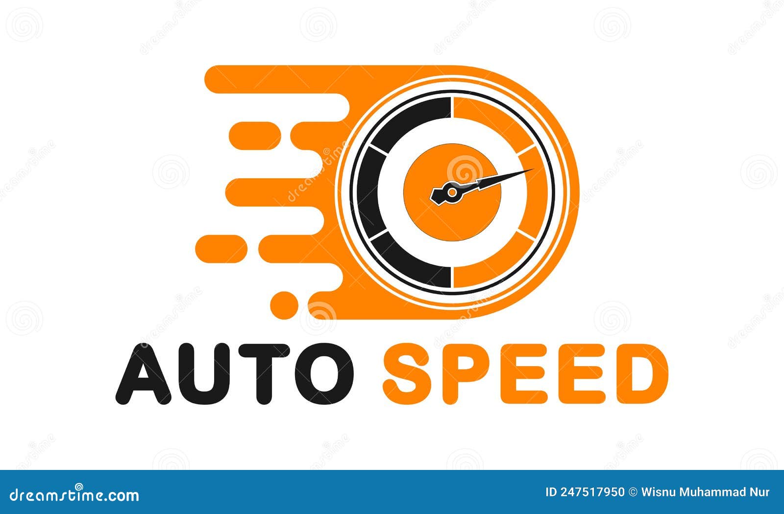 Auto Speedometer Illustration Vector Logo Stock Vector - Illustration ...