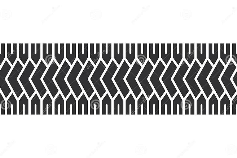 Auto Tire Tread Seamless Elements. Car Tire Patterns, Wheel Tyre Tread ...