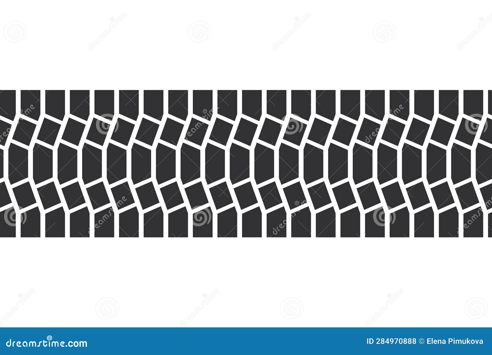 Auto Tire Tread Seamless Elements. Car Tire Patterns, Wheel Tyre Tread ...