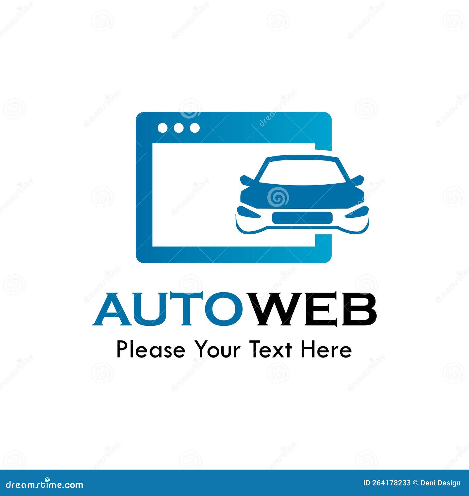 Auto web logo stock vector. Illustration of company - 264178233
