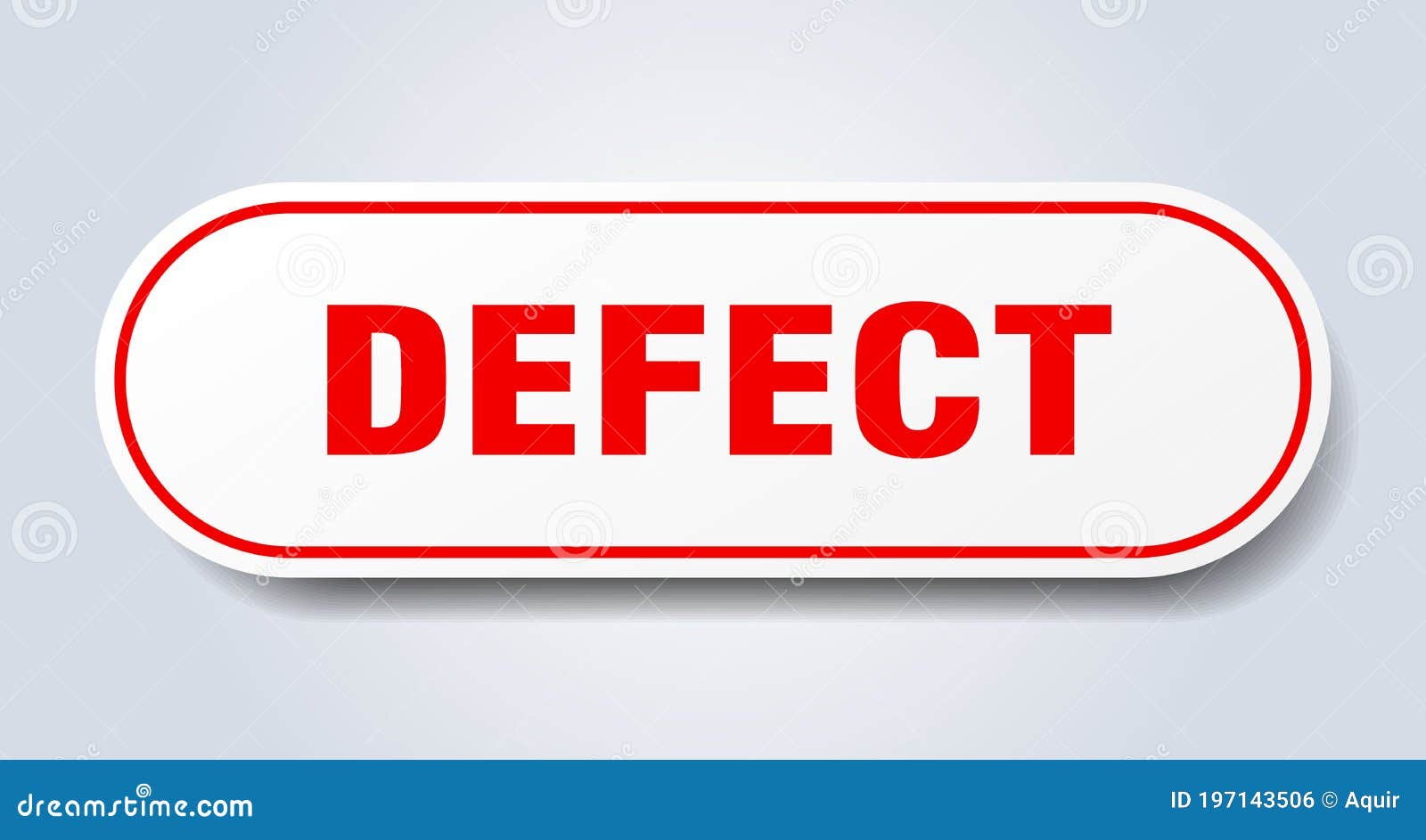 Autoadhesivo de defecto ilustración del vector. Ilustración de ...