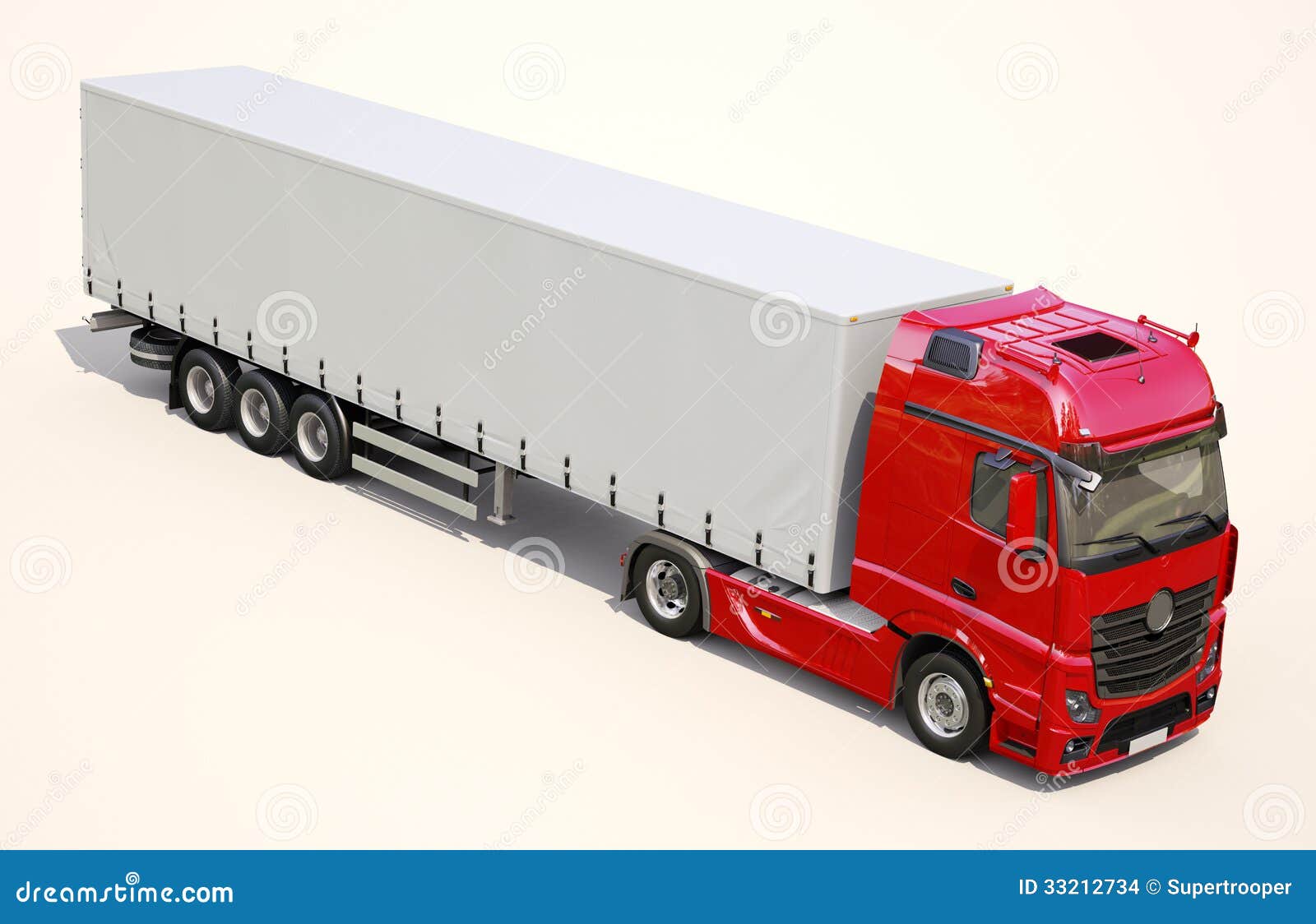 Autoarticolato fotografia stock. Immagine di motore, piattaforma - 33212734